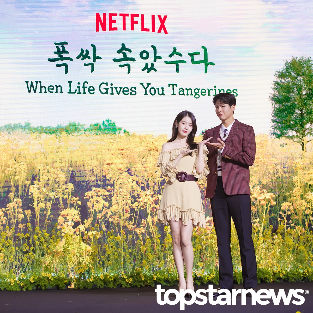 IU × パク・ボゴム、Netflixオリジナルドラマ「おつかれさま」の制作発表会に出席！(PHOTO15枚) - DANMEE ダンミ